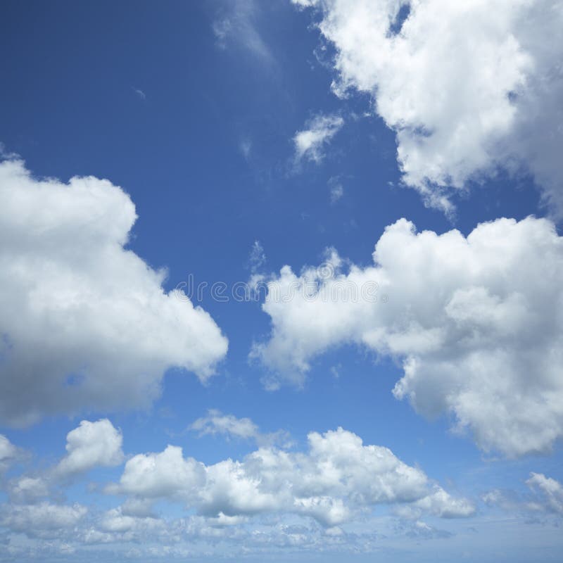 Noon sky stock photo. Image of cloudy, square, cloudscape - 21765100
