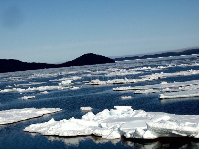 Noordpool Ijs stock foto. Image of koude, toneel, water - 2439318