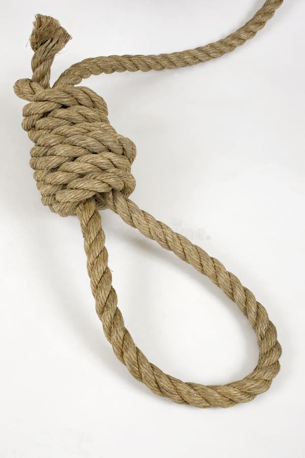 Rope noose stock image. Image of punishment, strangle - 6906641