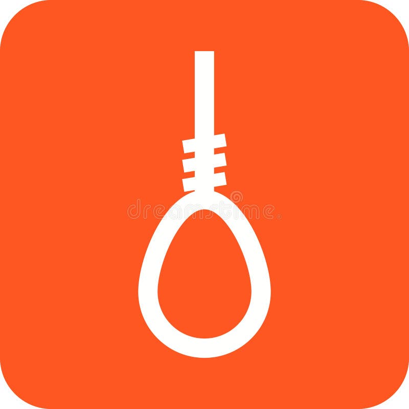 Noose stock vector. Illustration of concept, design, circle - 81213360