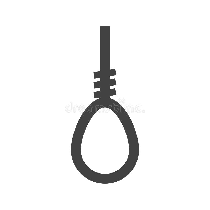 Noose stock vector. Illustration of concept, design, circle - 81213360