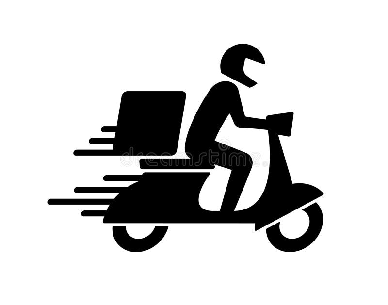 Delivery Motorcycle Stock Illustrations – 29,188 Delivery Motorcycle ...