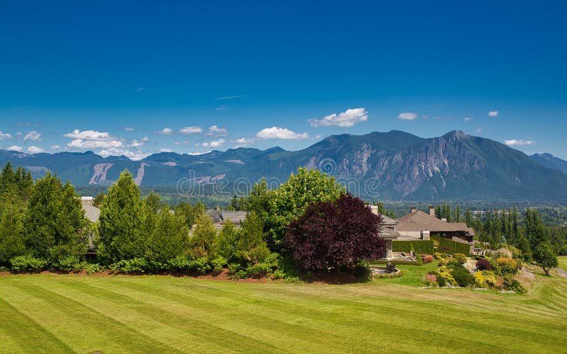 Snoqualmie Ridge stock photo. Image of glacier, artist - 167362178