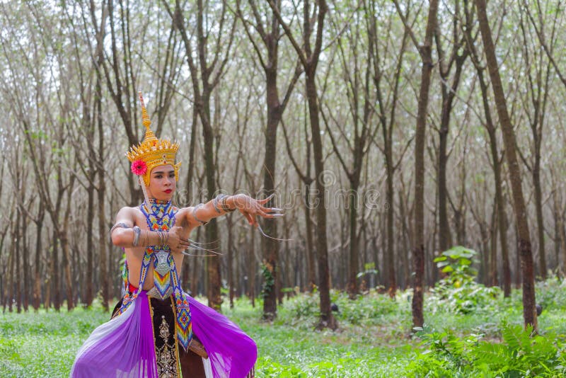 Nora is a Classical Folk and Regional Dance of Thailand Stock Photo ...