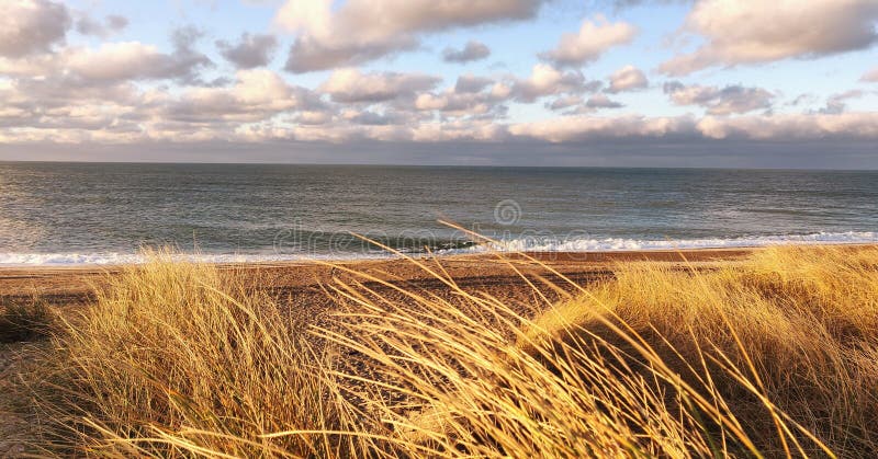 Nord sea stock photo. Image of coast, beach, horizon - 141068744