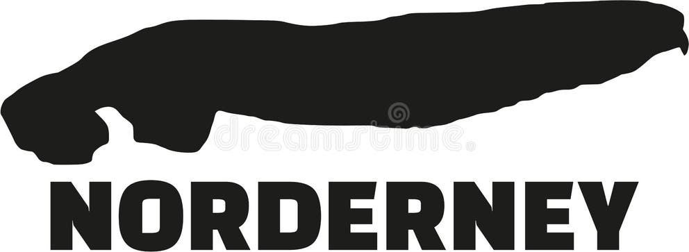 Norderney map Germany stock vector. Illustration of ostfriesische ...
