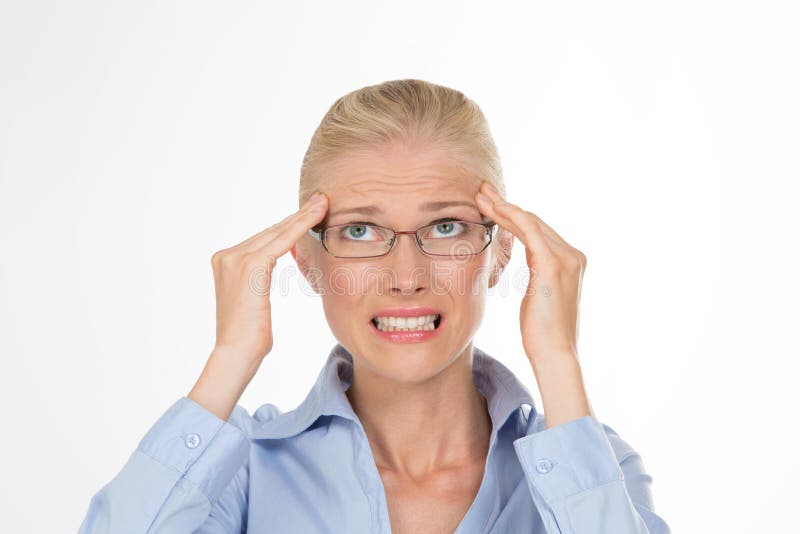 Nordic Girl with Exploding Head Stock Image - Image of bright, hand ...