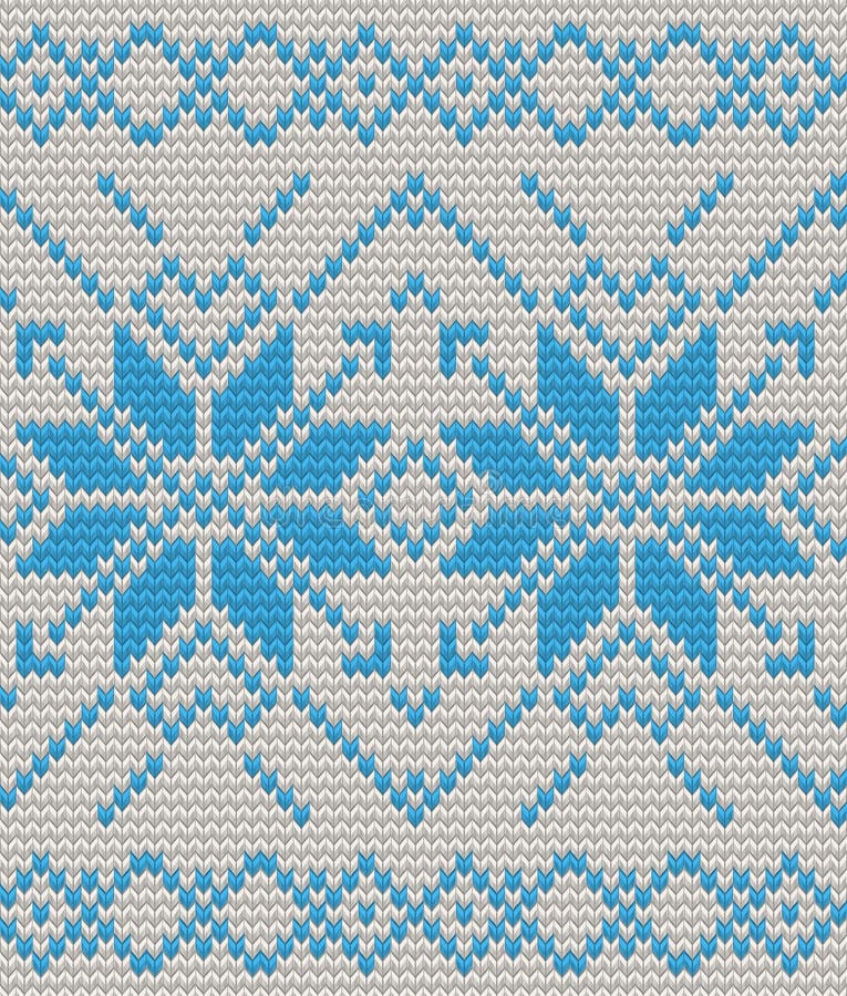Nordic Knitted Seamless Pattern Stock Vector - Illustration of ornament ...