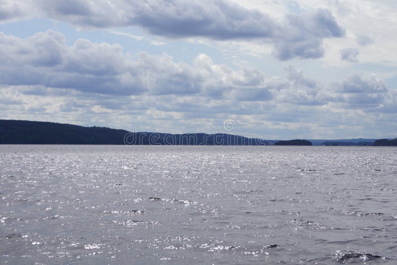 Nordic Lake stock photo. Image of cloudy, nordic, spring - 74769504