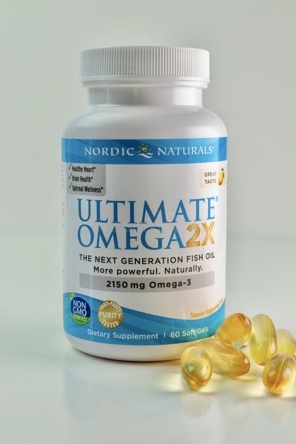 Nordic Naturals Ultimate Omega 2x Fish Oil Editorial Photography ... Nordic Naturals Ultimate Omega 2x Fish Oil Editorial Photography ...