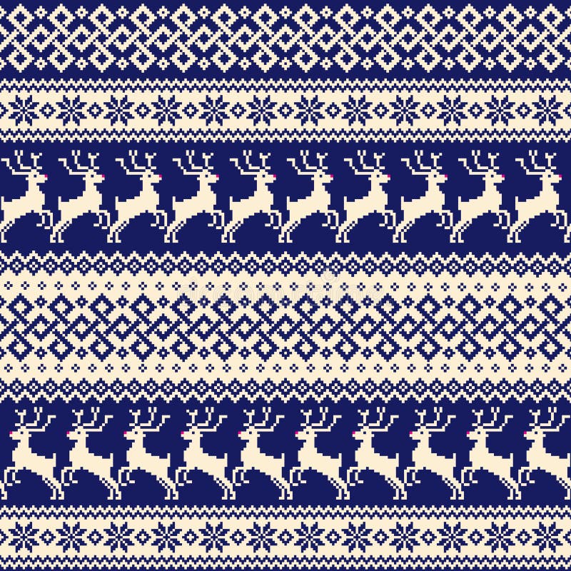 Nordic Pattern Illustration. Stock Vector - Illustration of ornament ...