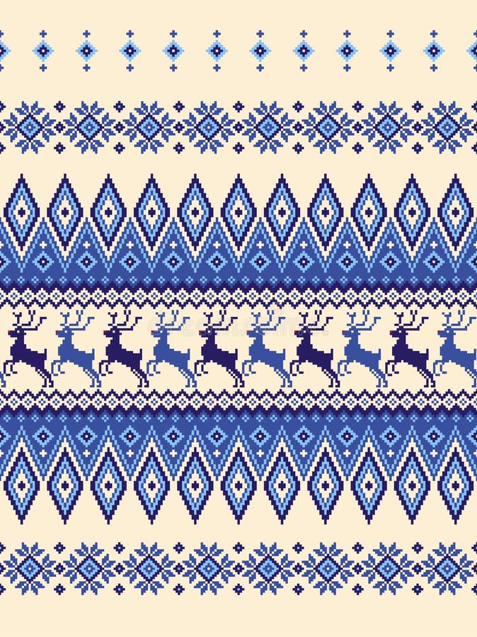 Nordic Pattern Illustration. Stock Illustration - Illustration of ...