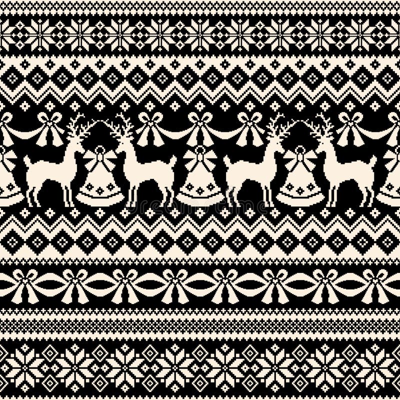 Nordic tradition pattern stock illustration. Illustration of decorative ...