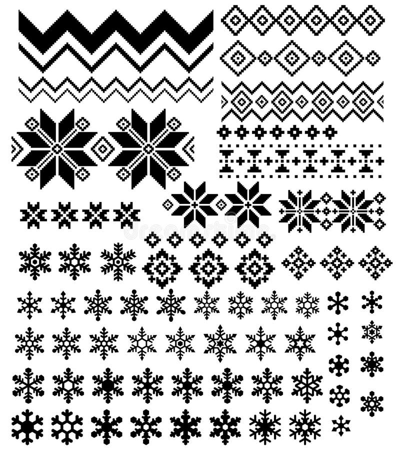 Nordic tradition pattern stock illustration. Illustration of ...