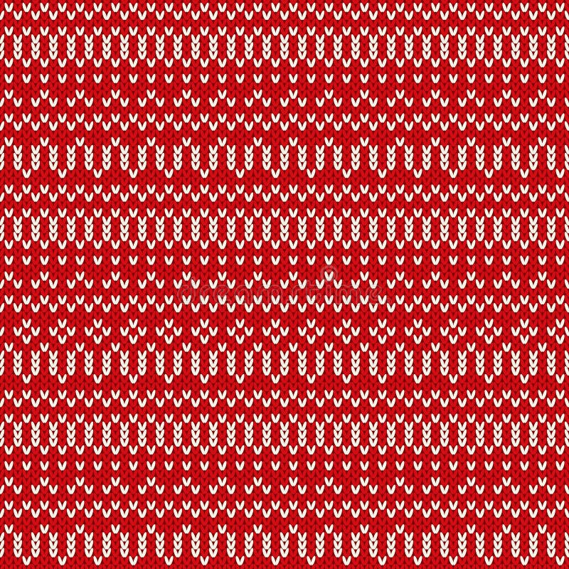 Nordic Traditional Fair Isle Style Seamless Knitted Pattern Stock ...
