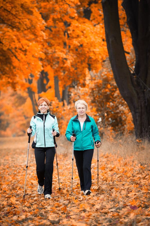 Nordic walking stock image. Image of activity, nature - 59483163