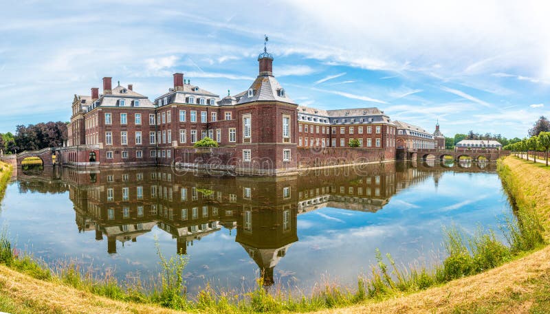 Nordkirchen Castle, View of the Wedding Tower in the North-west Wing ...