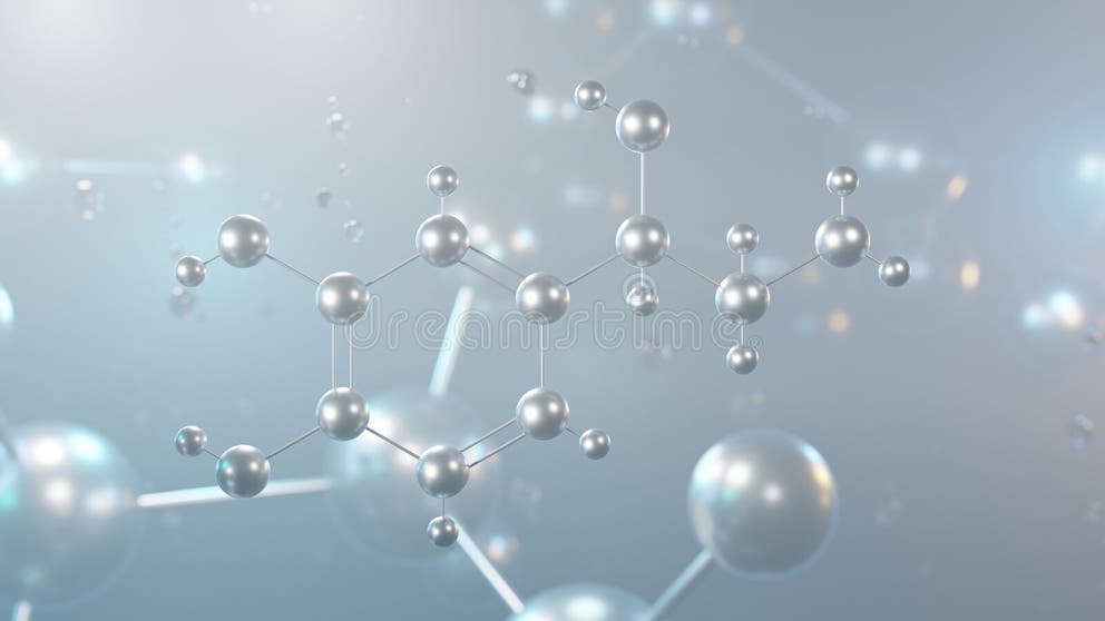 Norepinephrine Molecular Structure, 3d Model Molecule, Noradrenaline ...