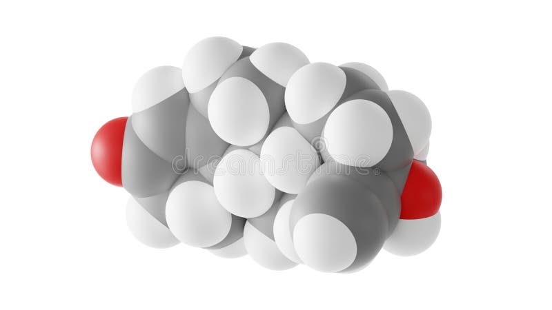 Norethisterone Molecule, Hormonal Contraceptive, Molecular Structure ...