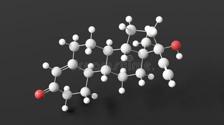 Norethisterone Molecule, Molecular Structure, Hormonal Contraceptive ...