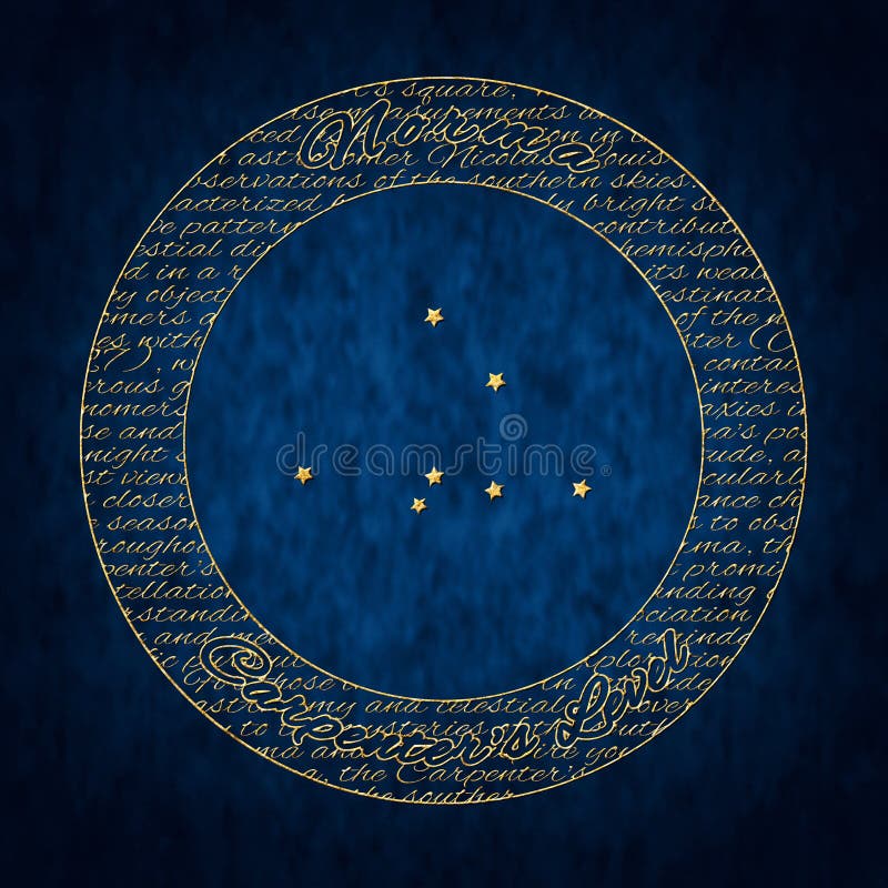 Norma Star Constellation, Carpenter S Square Constellation Stock Image ...