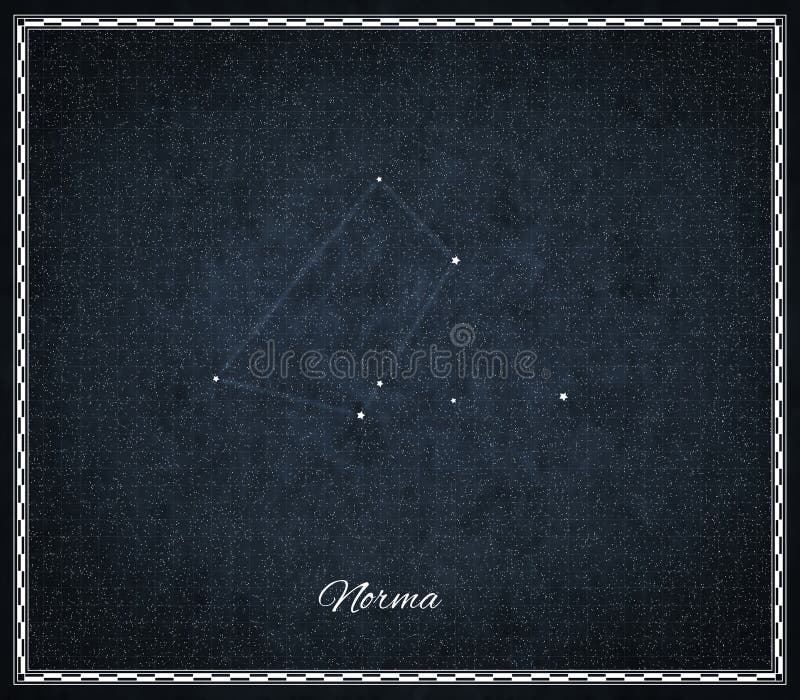 Norma Star Constellation, Night Sky, Cluster of Stars, Deep Space Stock ...
