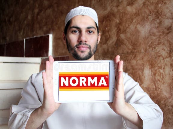 Norma-Supermarktkettenlogo redaktionelles stockbild. Bild von ...