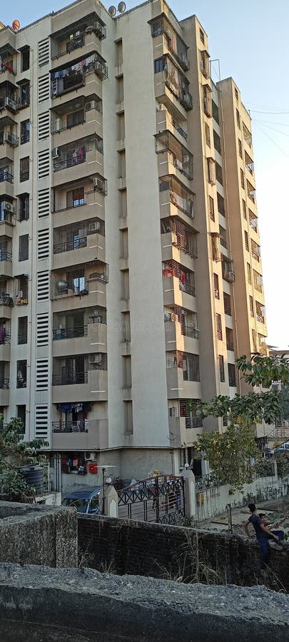 Normal Building in a Normal Neighborhood Stock Photo - Image of playing ...