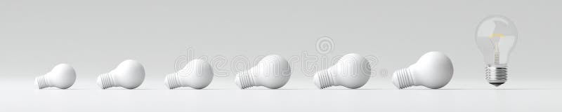 Normal Bulb Standalone from Plastic Bulb - 3d Illustration Design ...