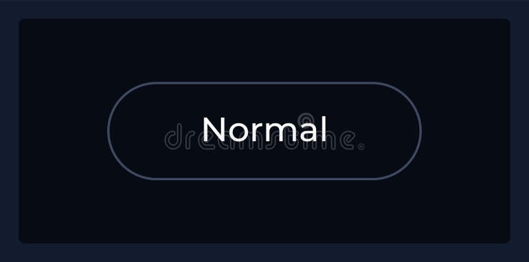 Normal Button UI Element Template Stock Vector - Illustration of behaviour, digital: 264324341