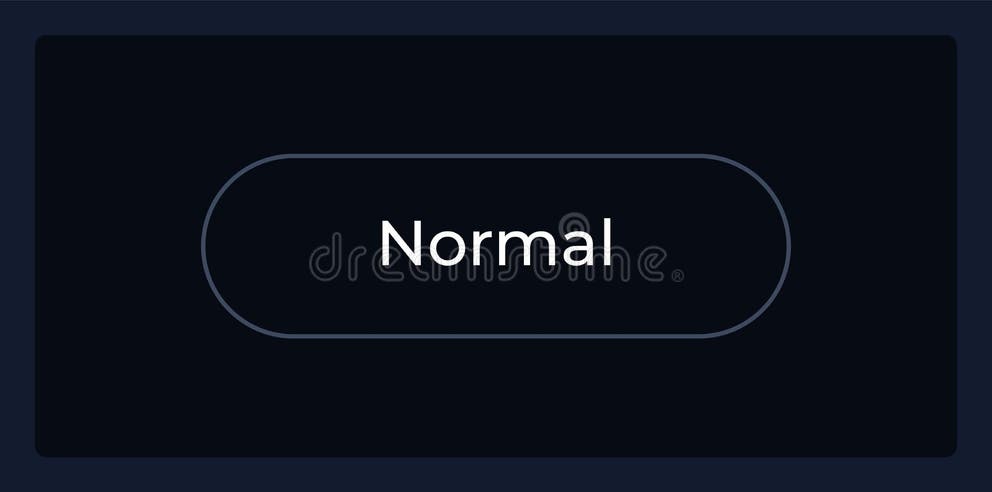 Normal Button UI Element Template Stock Vector - Illustration of behaviour, digital: 264324341