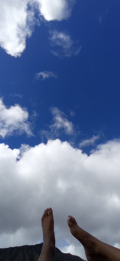 A Normal Day, with a Beautiful Cloud Stock Photo - Image of dusk ...