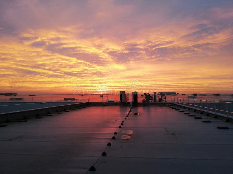 A Normal Day at Work Red Sky Stock Photo - Image of redsky, work: 172455224