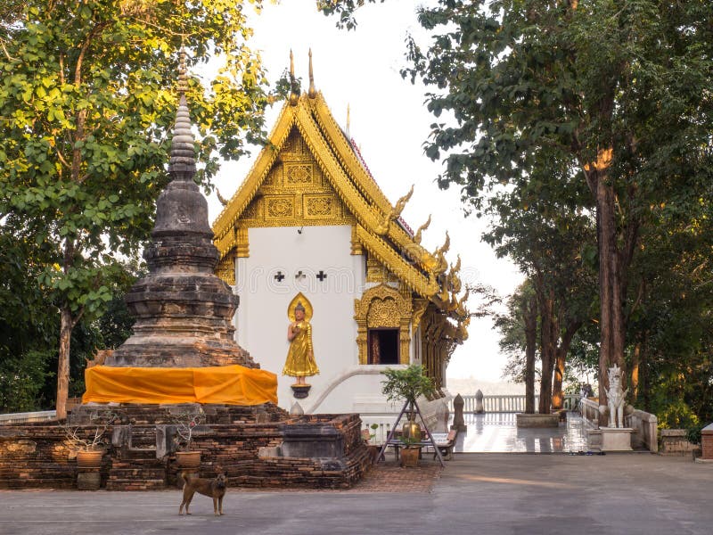 Normal Environment in Thai Temple Stock Photo - Image of thai, temple ...