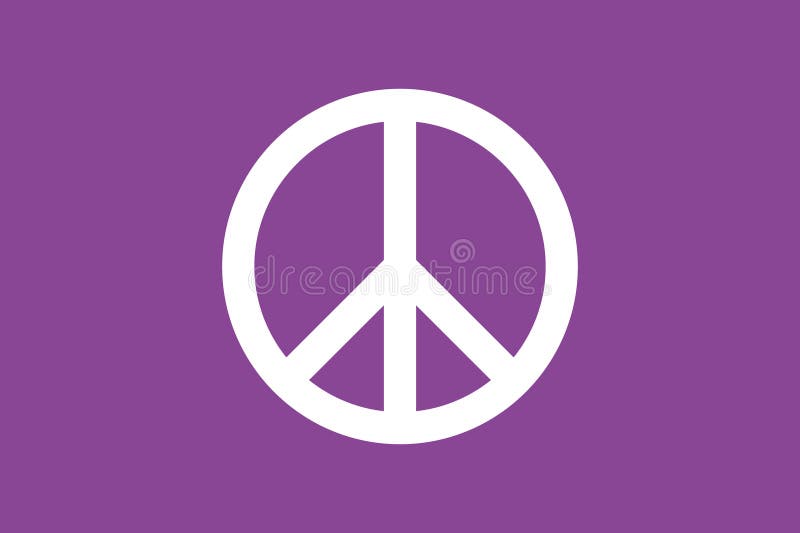 Normal Flag of PEACE MOVEMENT Stock Vector - Illustration of people ...