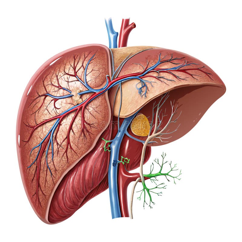 Normal Human Kidney and Cross Section of the Kidney 5 Stock Photo ...