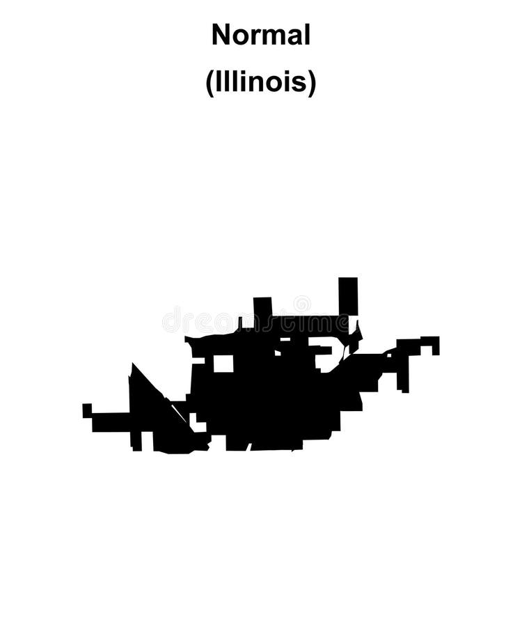 Normal outline map stock vector. Illustration of isolated - 357277453