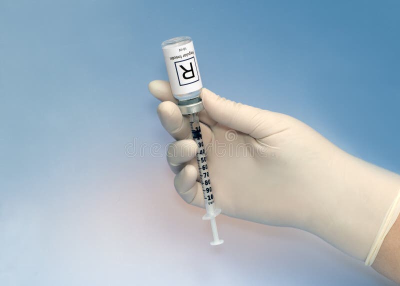 Syringe with vial stock photo. Image of inject, human - 18691198