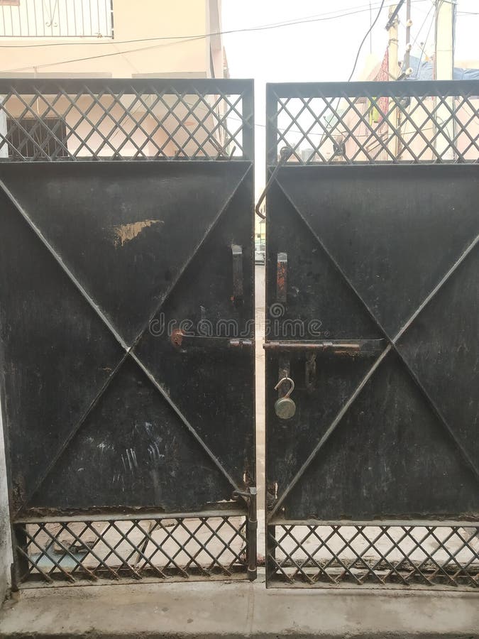Normal Iron Gate Which Every Indian are Need Stock Photo - Image of ...