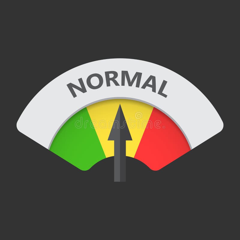 Risk Gauge Scale Measure High, Medium And Low Risk Speedometer Icon ...