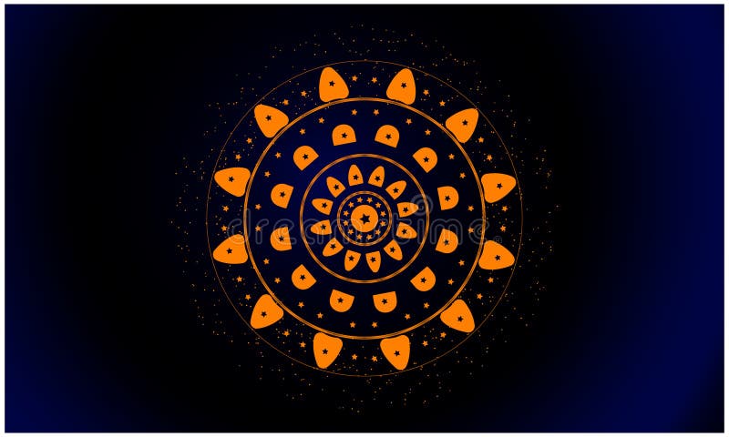 Normal Mandala Design Templet S Stock Vector - Illustration of feather ...