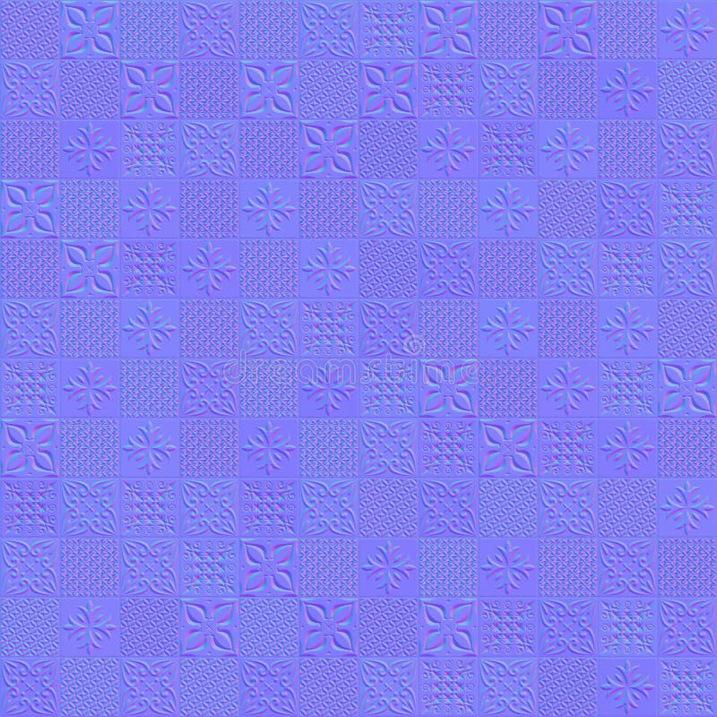 Normal Map Ceramic, Normal Mapping Texture Stock Illustration ...