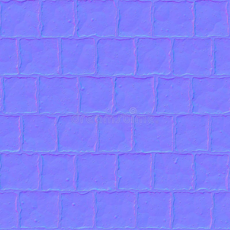 Normal Map Clay Tiles Texture, Normal Mapping Stock Illustration ...