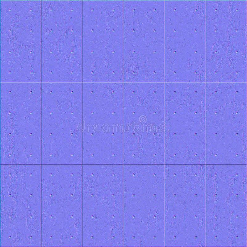 Grooved Concrete Normal Map