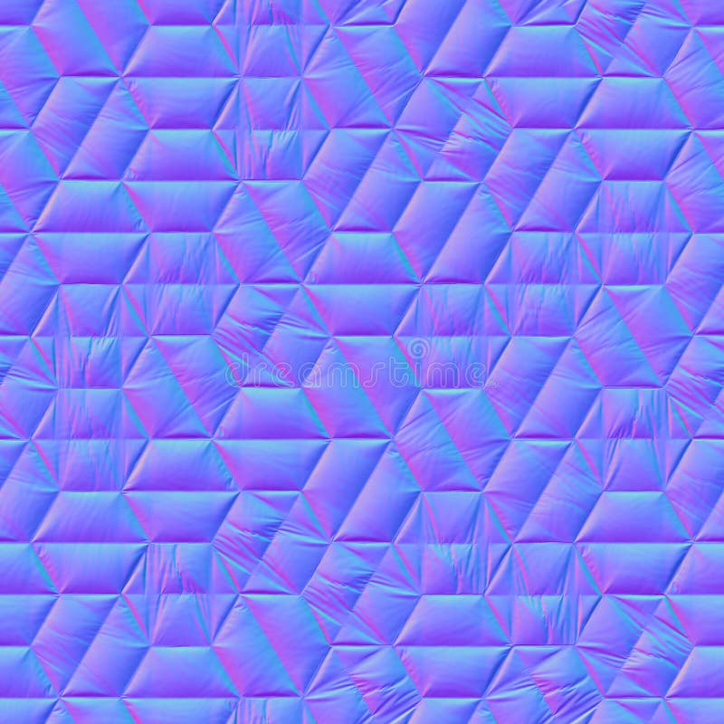 Normal Map Foil Texture, Normal Mapping Stock Illustration ...