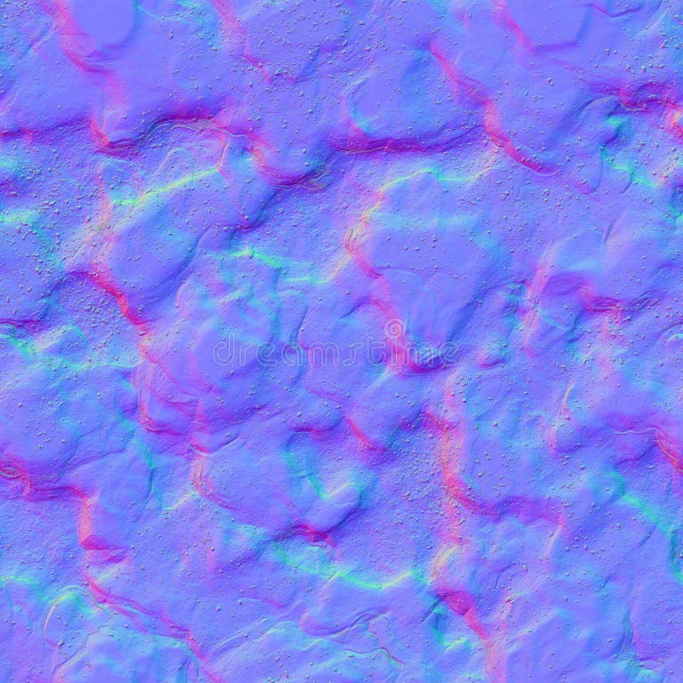 Normal Map Ground Stone Texture, Normal Mapping Stock Illustration ...
