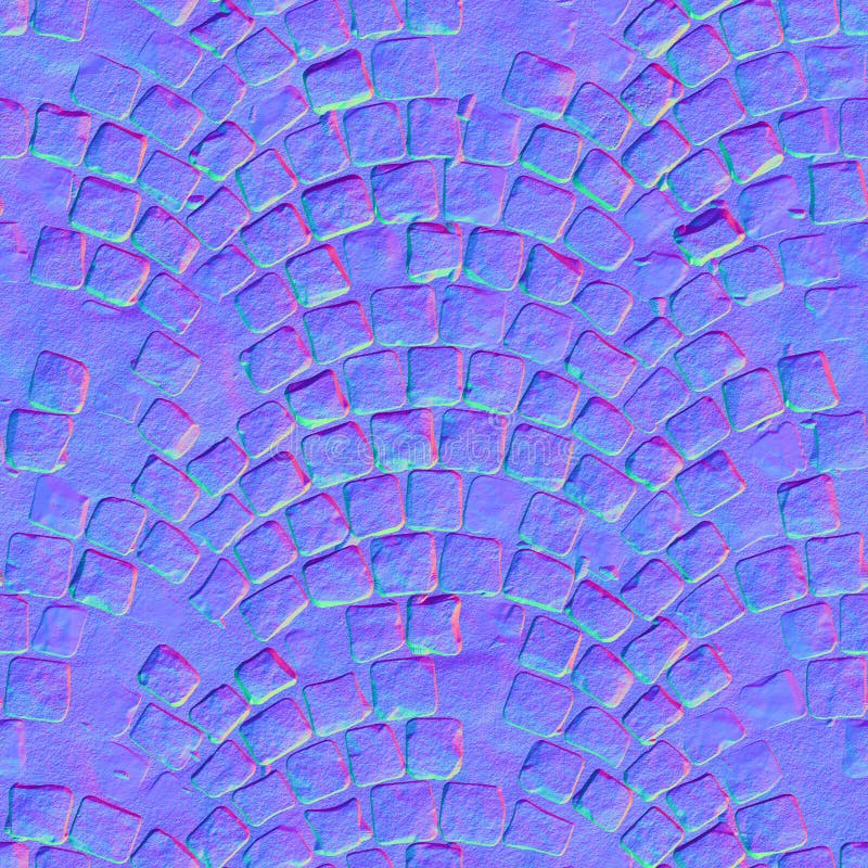 Normal Map Ground Texture, Normal Mapping Stock Illustration ...
