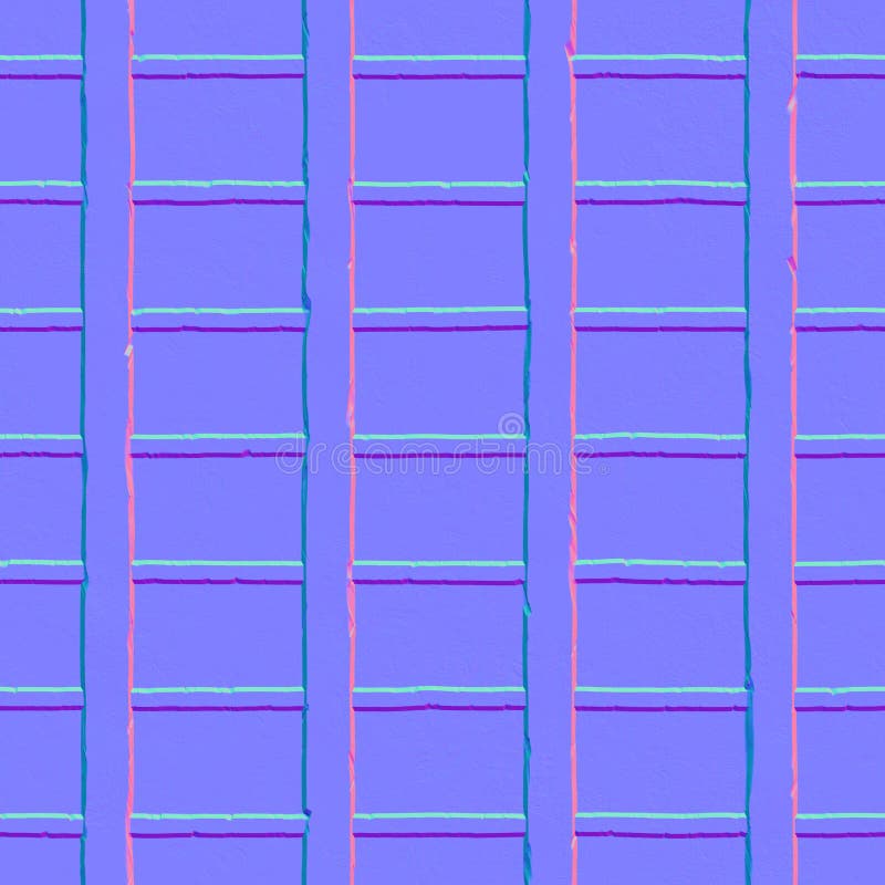 Normal Map Metallic Wall Texture, Normal Mapping Stock Illustration ...
