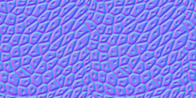 Normal Map of Plant Cell Texture Under a Microscope Stock Illustration ...