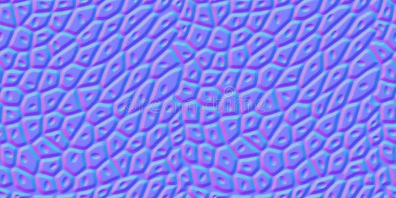 Normal Map of Plant Cell Texture Under a Microscope Stock Illustration ...